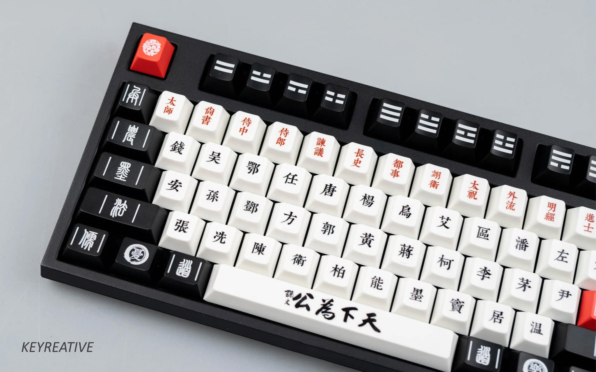 [Made to Order] KEYREATIVE UV DRAWING Stroke and Structure Keycap Set